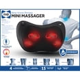 Sealy Deep Tissue Mini Massage Pillow Pad - Black (SL-HW-MA-120-BK ...
