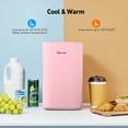 AstroAI Cute Skincare Mini Fridge 2.0, Portable Cooler, Compact 6L One ...