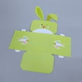 12Pcs 4 Colors Square Paper Storage Gift Boxes with Handle Rabbit Ear ...