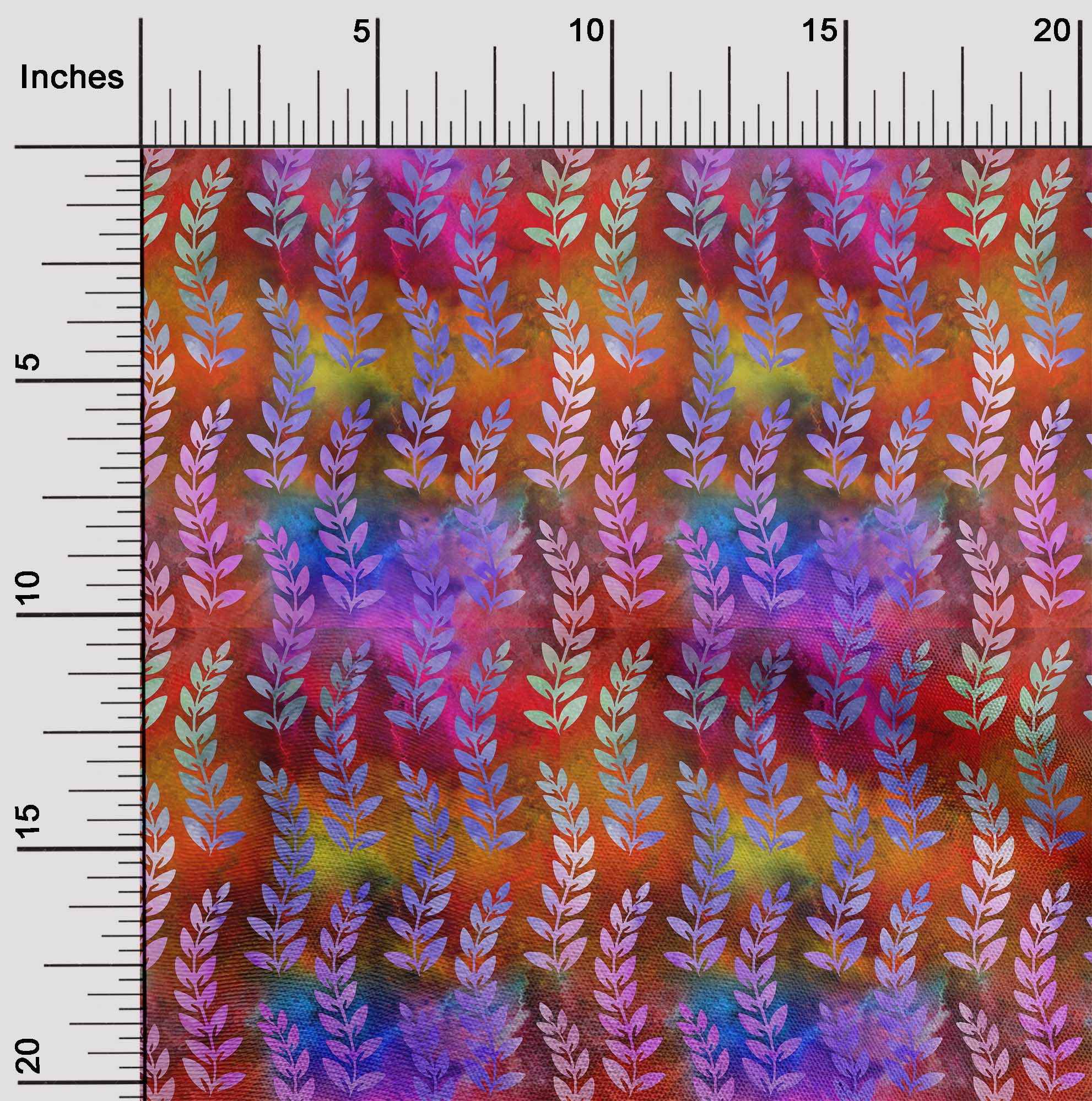 oneOone Viscose Chiffon Maroon Fabric Batik Sewing Material Print ...