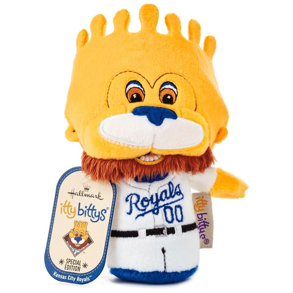 Hallmark MLB Kansas City Royals Mascot Sluggerrr Itty Bittys Plush New ...