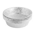 6'' Inch Round Tin Foil Pans Disposable Aluminum, Extra Deep Freezer ...