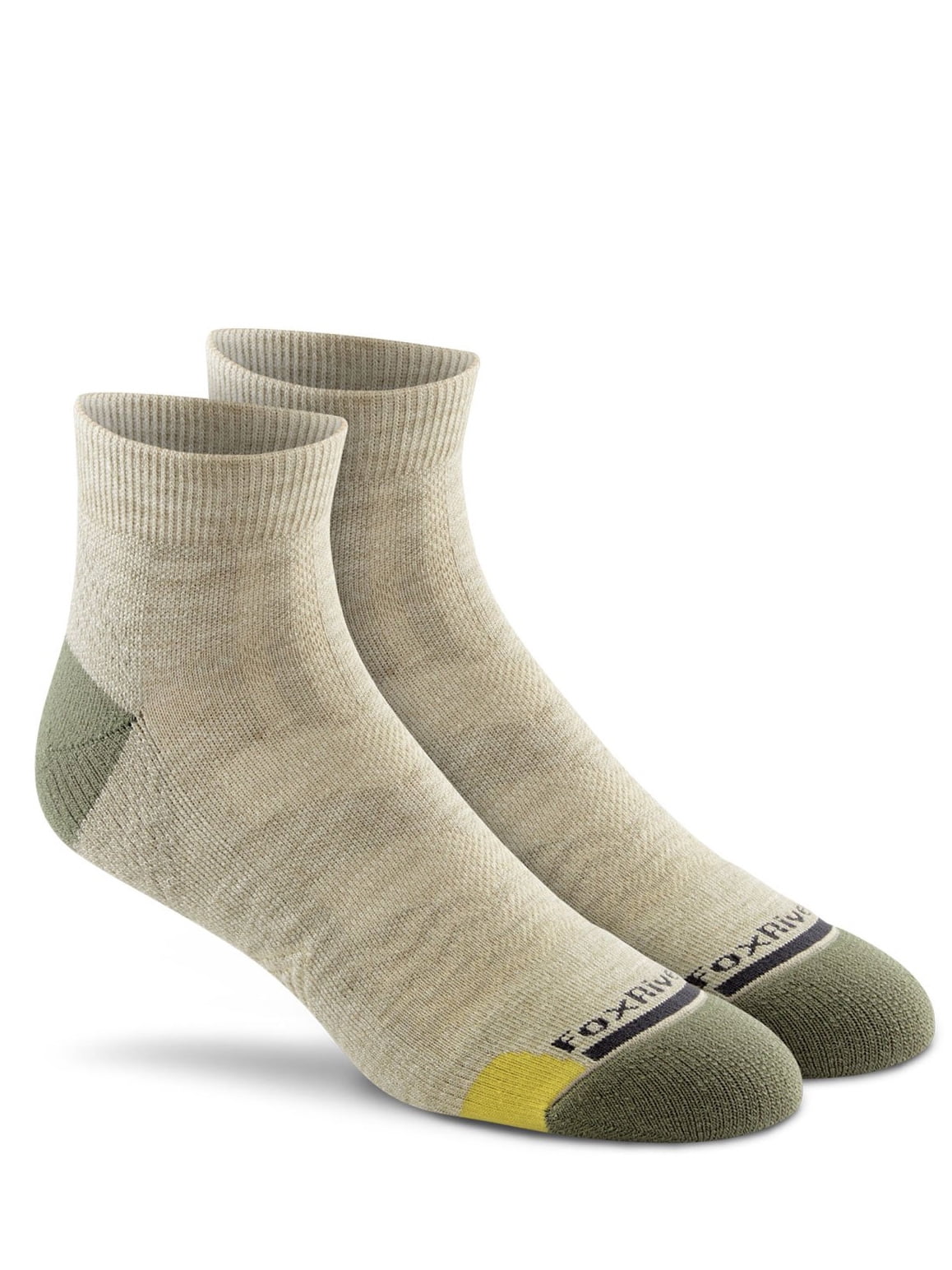 Fox River Adult PrimaHike Lightweight PrimaLoft Quarter Crew Socks, M ...