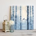Wall Art Prints, Winter Forest Framed Canvas Prints for Bedroom Living ...