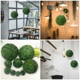 OUNONA 4 pcs Artificial Plant Topiary Balls Fake Green Grass Pendant ...