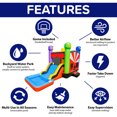 JumpOrange Inflatable Ninja Bouncer with Water Slide and Blower for ...