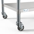 30" x 48" 18-Gauge 304 Stainless Steel Commercial Work Table with ...