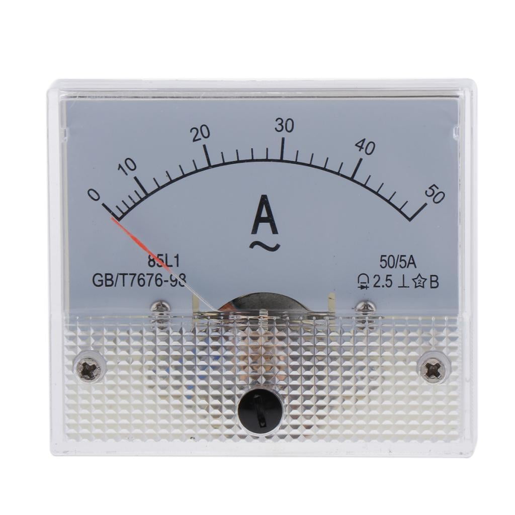 85L1 Analog Panel Current Ampere Ammeter Ampere Meter - 0-50A ...
