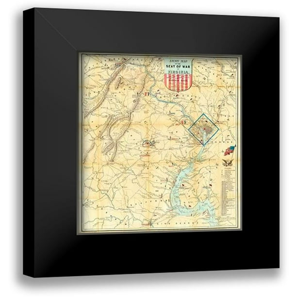 Bruff, J. Goldsborough 12x13 Black Modern Framed Museum Art Print ...