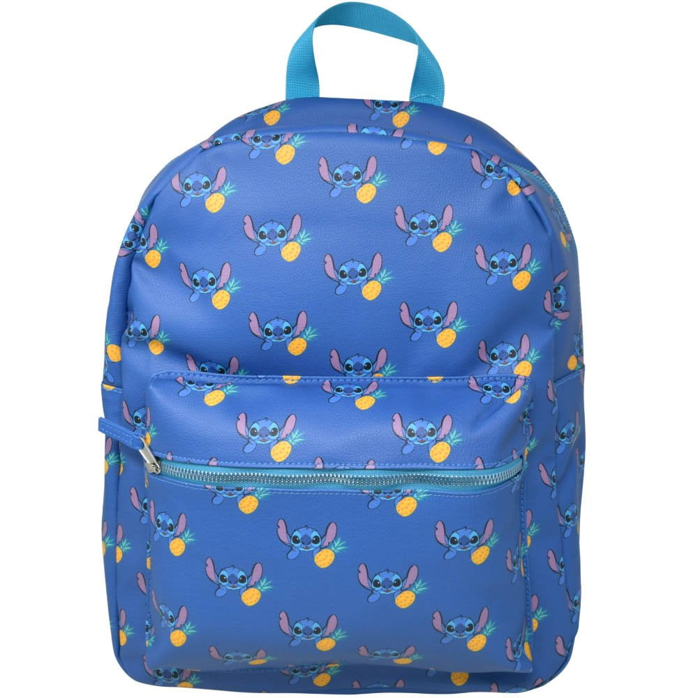 Disney Stitch 16" Deluxe Leather Backpack - Walmart.com