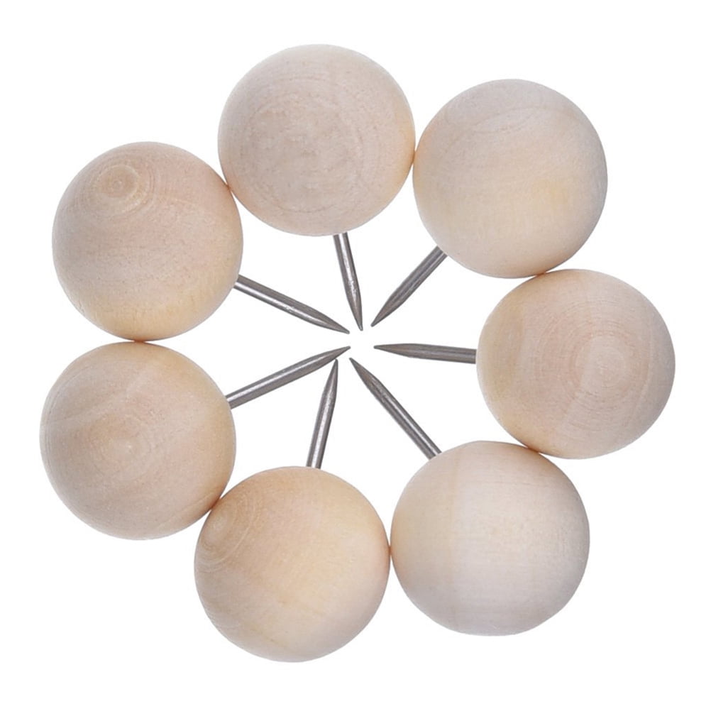 Click here for Miangastore 120pcs Round Head Push Pins Wood Decor... prices