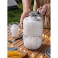 Manual Ice Shaver Machine Portable Hand Cranked Ice Crusher Household ...