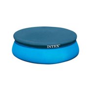 Intex 18 Foot Round Easy Set Blue Solar Cover for Swimming Pools Pool ...
