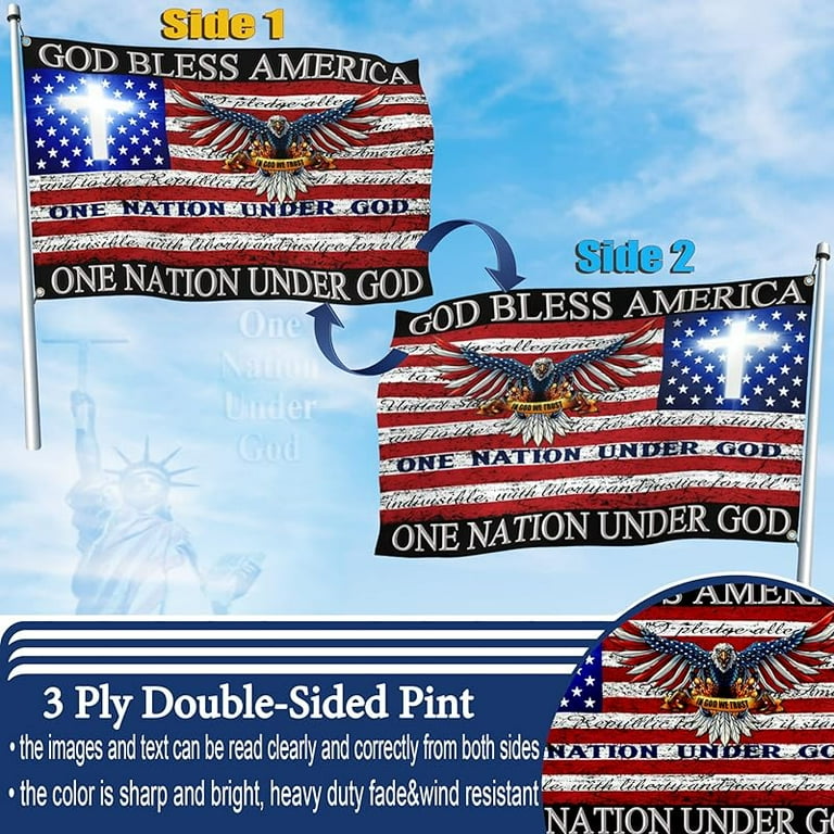 Christian Flag Pledge God Bless How Did Catholics Get 'Under God' Into