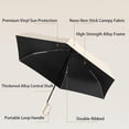Automatic Folding Umbrella with Hook, Portable Parasol with Hook ...