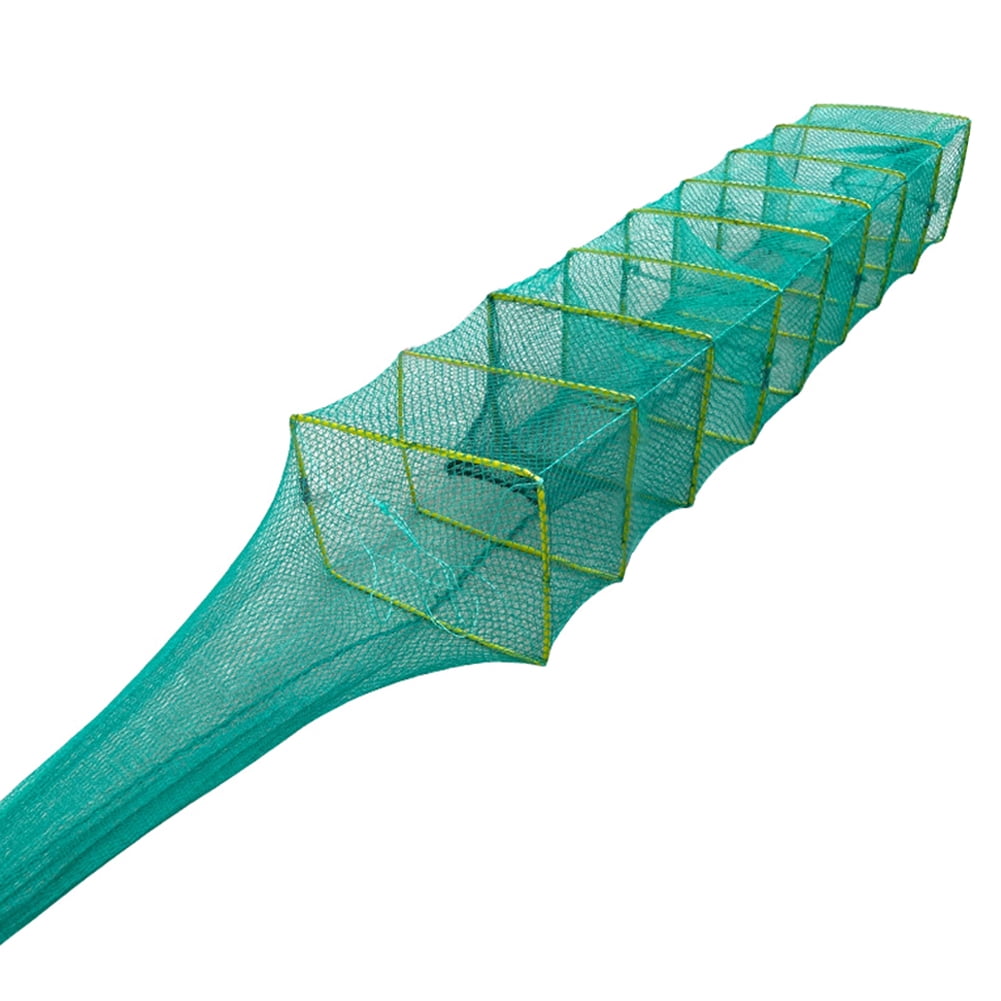 Portable Fishing Net Lobster Cage Foldable Crab Fish Catcher Trap (No.2 ...