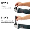 YAHHU Multifunctional Angle Grinder Attachment M10 Connect Shaft ...