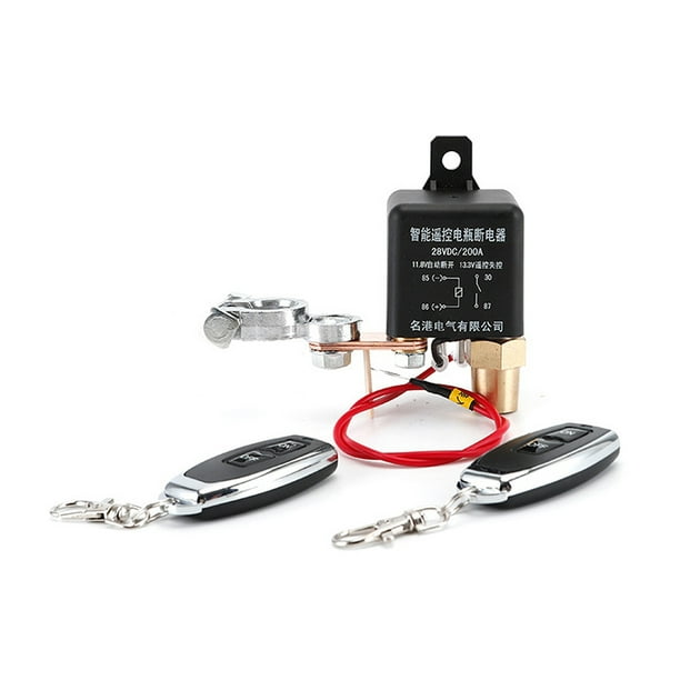 ZheElen 200A Battery Switch Relay Wireless Remote Control Disconnect ...