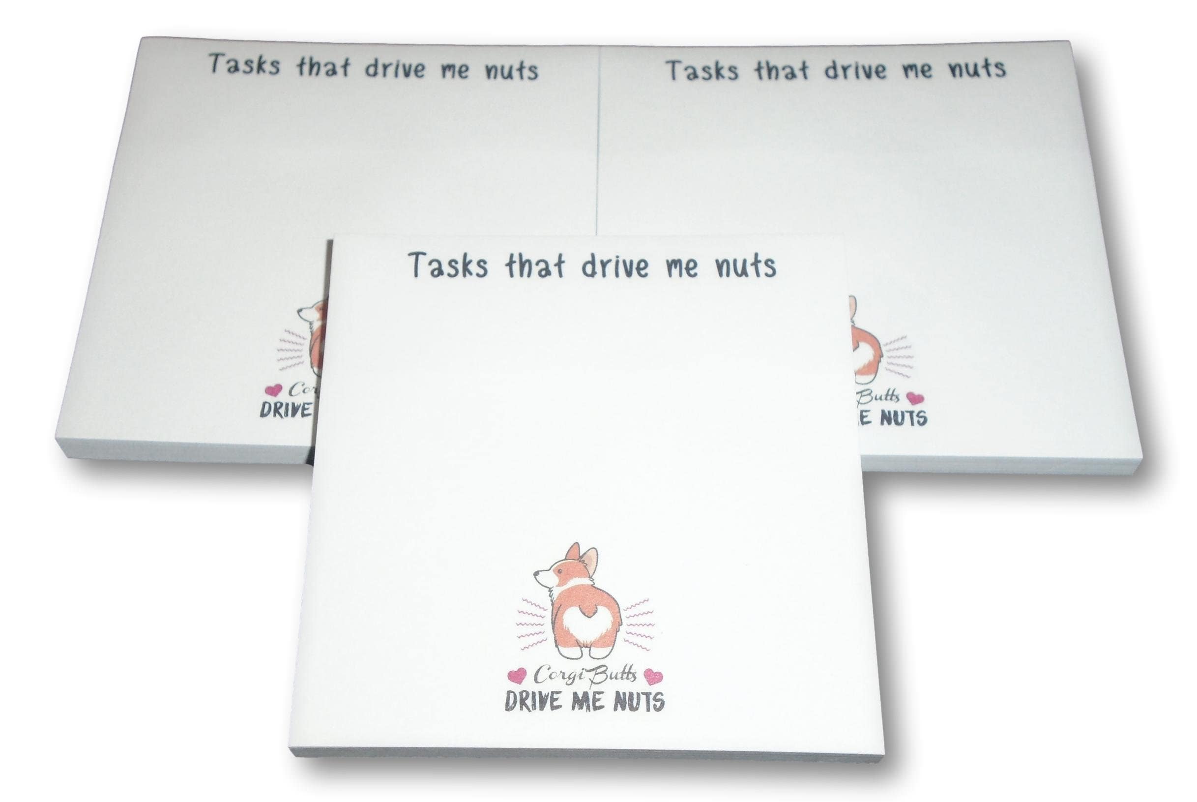 Sticky Notes 3 Pads 3"x3" 50 Count Sheets, Cute Memo Note Pads ...