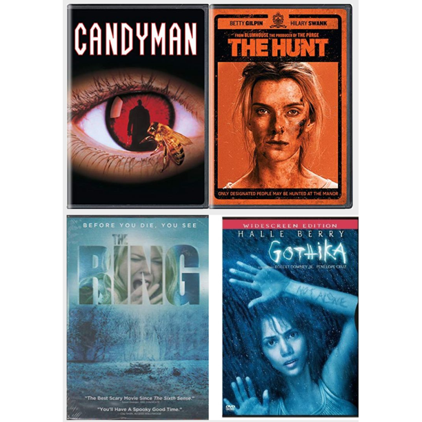 Horror 4 Pack DVD Bundle: Candyman, The Hunt, The Ring, Gothika ...