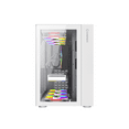 GameMax Infinity White ATX Mid Tower Gaming PC Case, USB3.0/Type-C ...