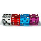 WE Games Clear Assorted Color Dice - 100 Pack - Walmart.com