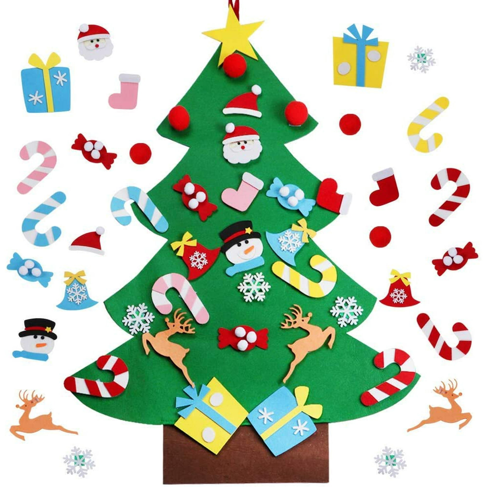 Click here for Yeater Diy Felt Christmas Tree With Ornaments  3ft... prices