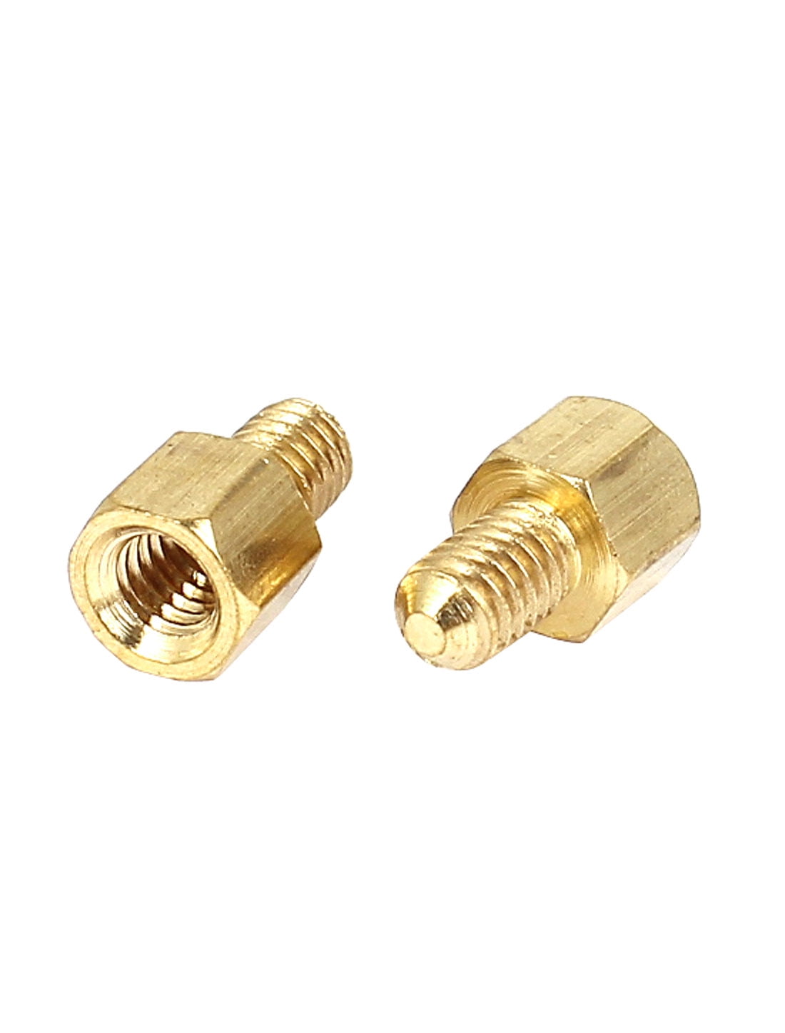 30 Pcs M4 5mm+6mm Male Female Brass Screw PCB Motherboard Standoffs Hex ...
