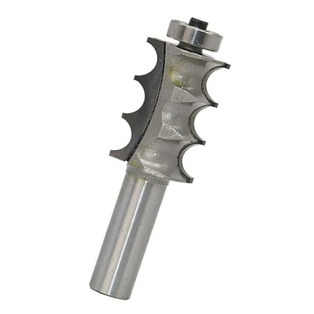 Large Triple Bead Column/Face Molding Router Bit -1/2-inch, 1/4-inch ...