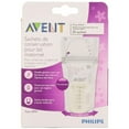 Philips AVENT 6-oz Breast Milk Storage Bags, 50-Count, BPA-Free HSA/FSA ...