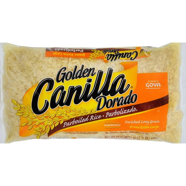 Goya Golden Canilla Long Grain Parboiled Rice, 1 Pound - Walmart.com ...