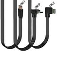 Drrntien Flexible USB 2.0 to Type C Adapter Cable with 90 Degree Angle ...