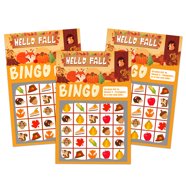 Big Dot of Happiness Happy Thanksgiving - Bingo Cards and Markers ...