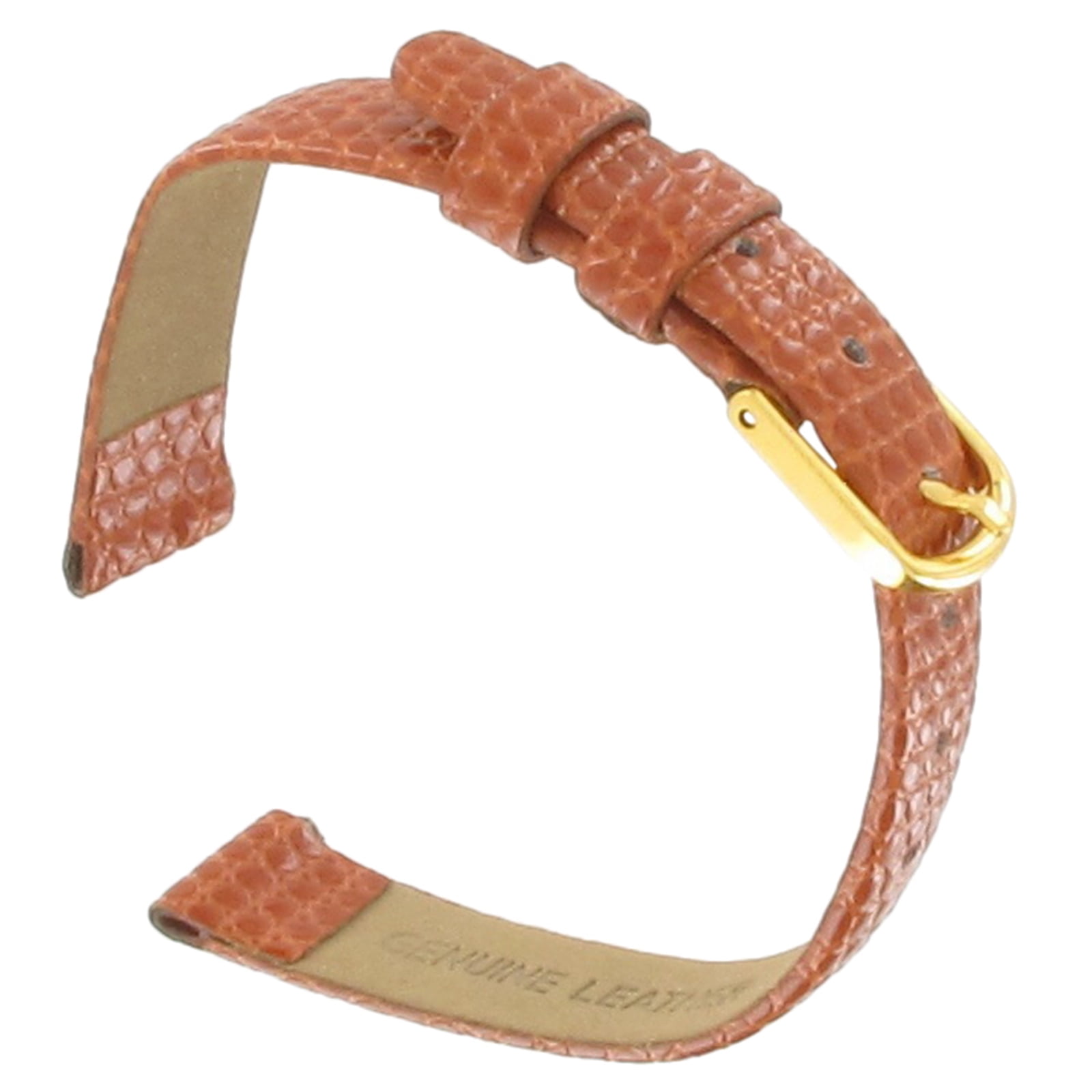 Hadley Roma LS706 10mm Regular Tan Java Lizard Grain Ladies Watch Strap ...
