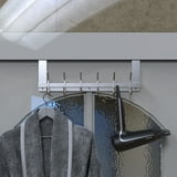 Mainstays Classico Over-The-Door 6-Hook Rack, Satin Nickel - Walmart.com