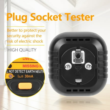 Socket Tester, Portable Electric Sockets Detector Safe Operation For ...