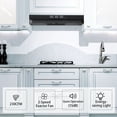 SNDOAS Range Hood GF3976BK, 30 Inch Under Cabinet Vent, Led Light ...