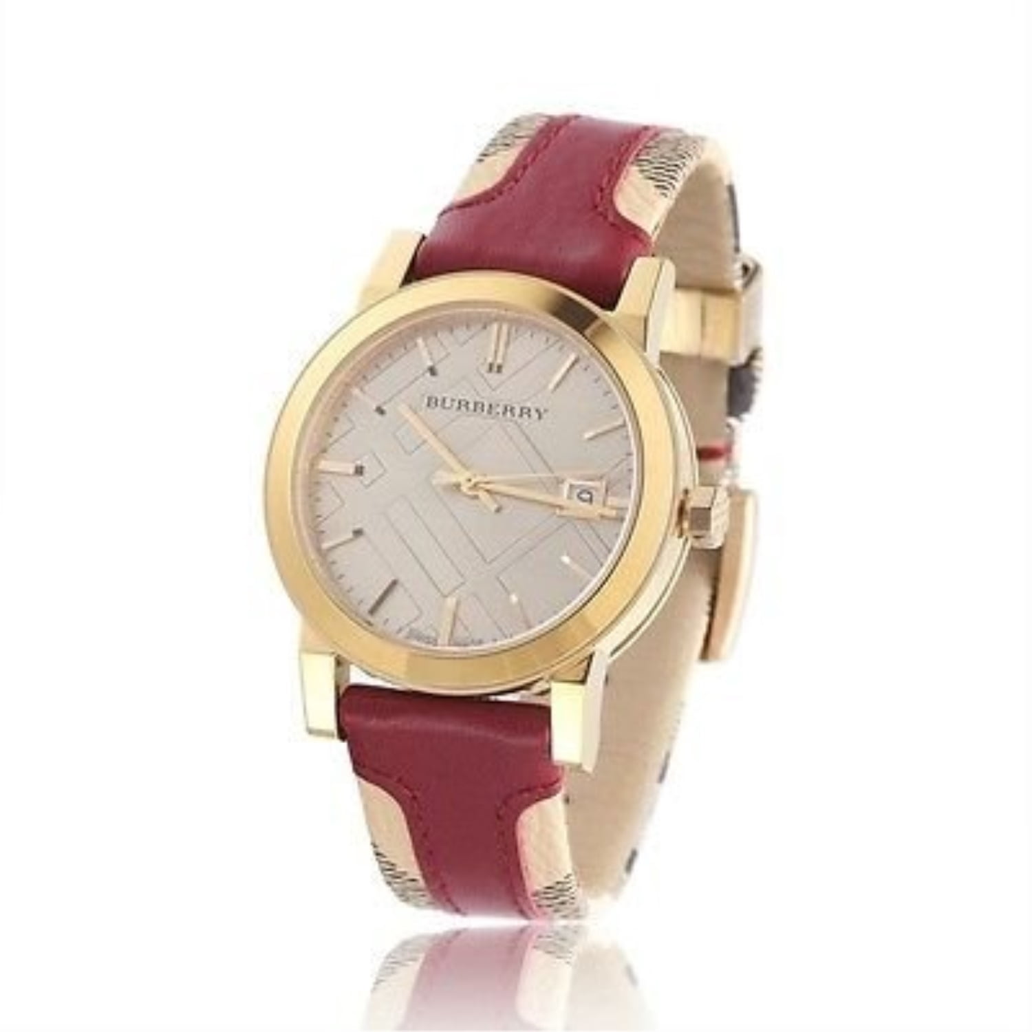 Burberry Unisex Double Leather Analog Quartz 38mm Watch BU9017 ...
