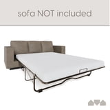 Milliard 4.5-Inch Pull Out Memory Foam Mattress for Living Room Sofa ...