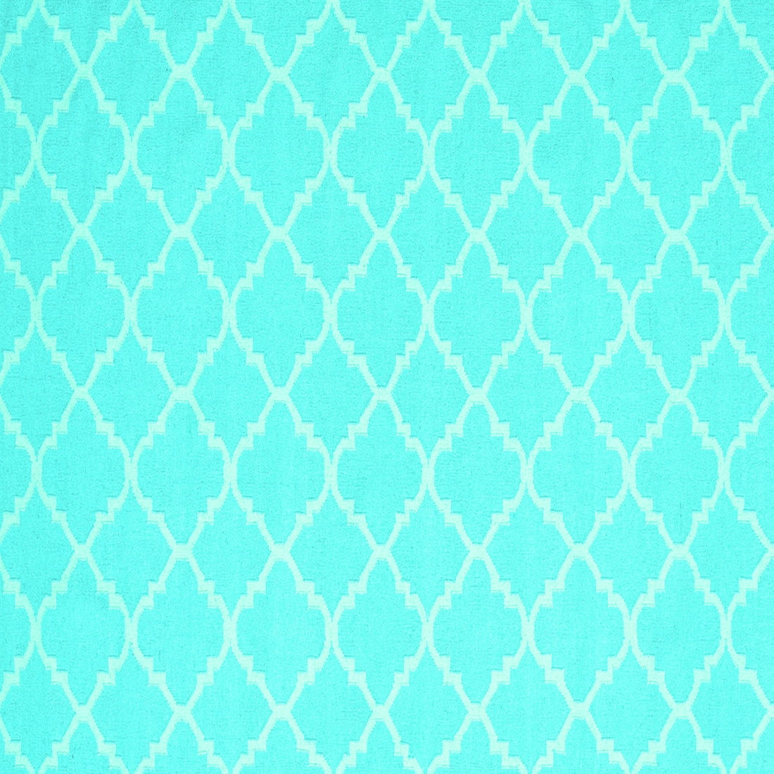 Ahgly Company Indoor Square Trellis Turquoise Blue Modern Area Rugs, 6 ...