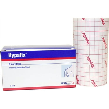 Hypafix White Dressing Retention Tape with Liner NonSterile 2 Inch X 10 ...