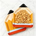 10 Pack Pencil Shaped Disposable Paper Plates Campus Season Party Snack ...