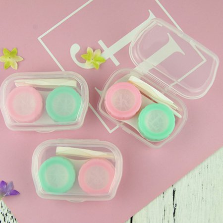 Compact Size Storage Contact Lens Case Box Holder Container Contact ...
