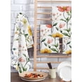 Colored Flower Kitchen Dish Towels for Drying Dishes Set of 4, Green ...
