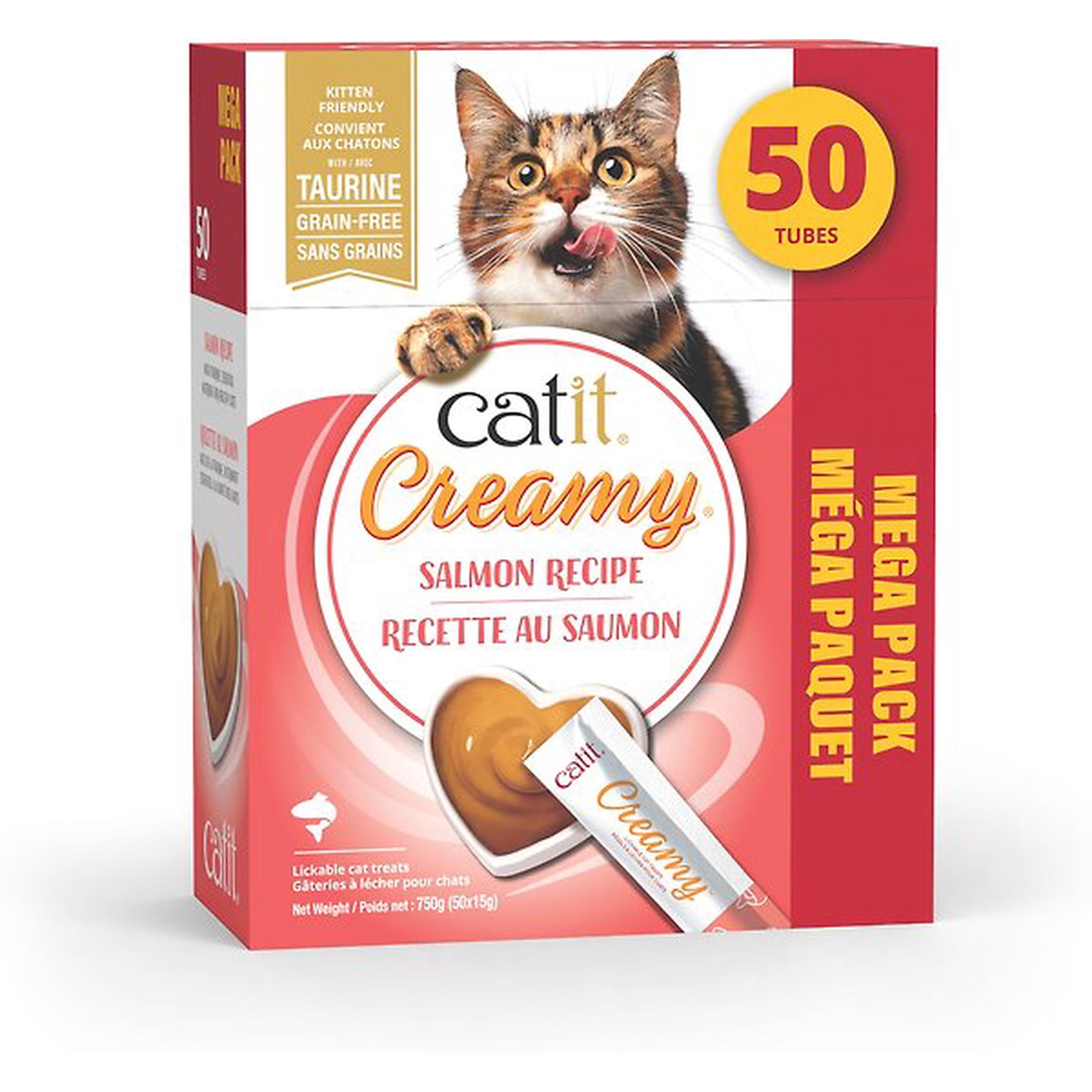 Click here for Catit Creamy Salmon Lickable Cat Treats  15-G Tube... prices
