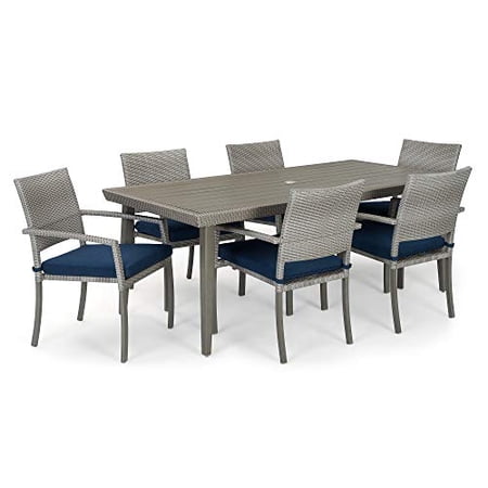 Red Star Traders Casual 7-Piece Outdoor Dining Table & Chairs Patio ...