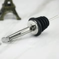 Stainless Steel Liquor Bottle Speed Pourers Tapered Spout with Rubber ...