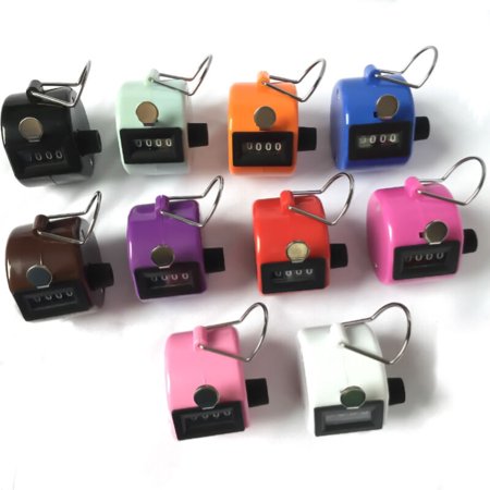 Hand counters 10 pieces Ratchet step counter - mechanical quantity ...
