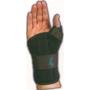Med Spec Ryno Lacer Wrist Support Short, Black, Large Right - Walmart.com