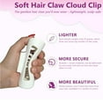Mello Cloud Clip, Square Frosting Hair Soft Claw Clips, Large Non-Slip ...